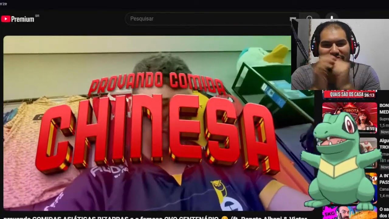 Reagindo a provando COMIDAS ASIÁTICAS BIZARRAS e o famoso OVO ...