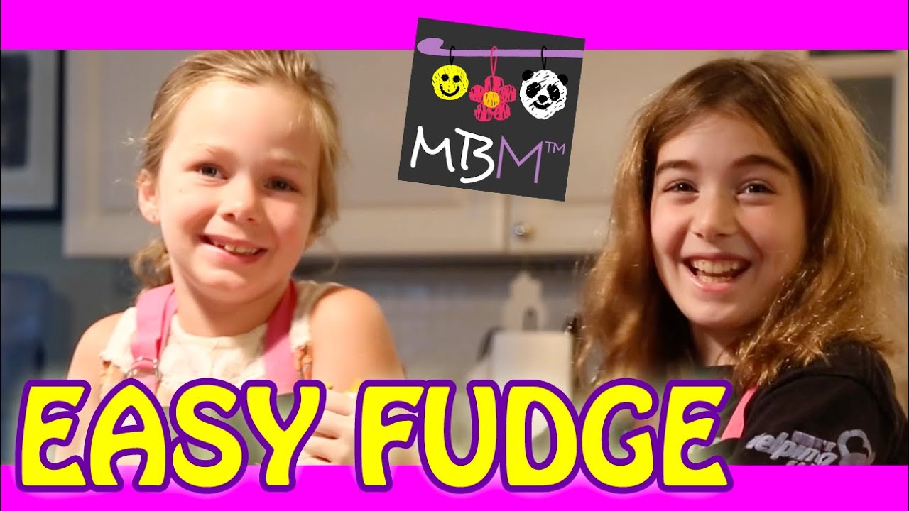 Two-Ingredient Chocolate Fudge - Kids Cooking from Mrs. HappyHomeMaker ...