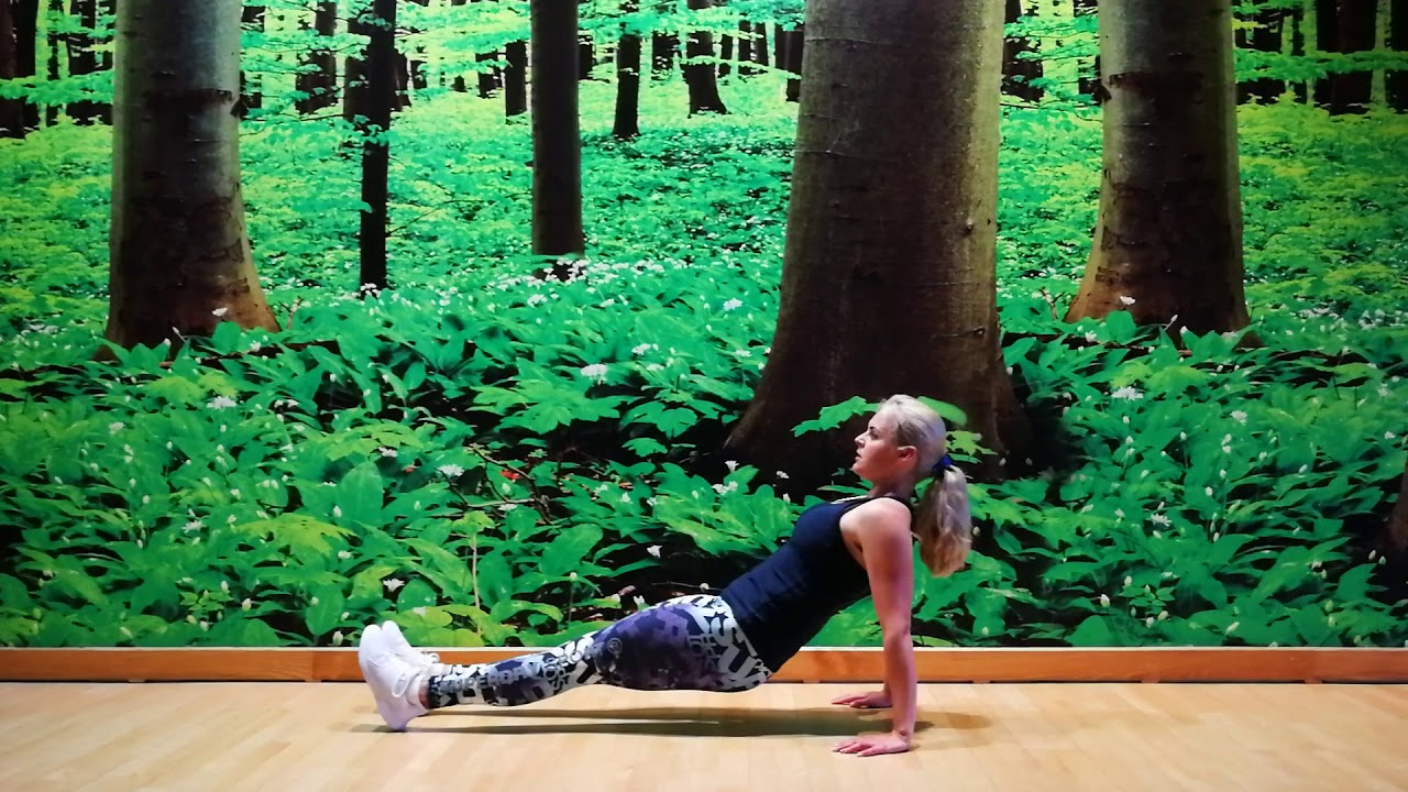 Supine Plank & Leg lift - YouTube