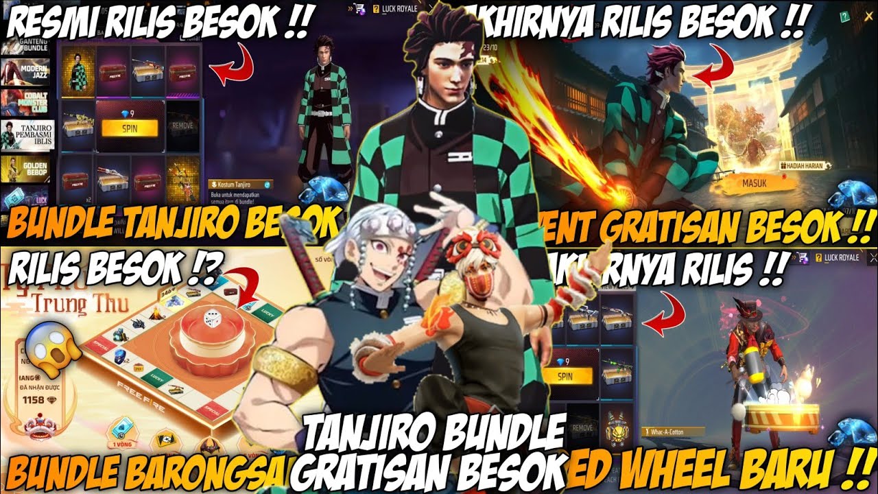 EVENT KIMETSU NO YAIBA FF !! BUNDLE TENGEN GRATIS, BUNDLE TANJIRO BESOK ...