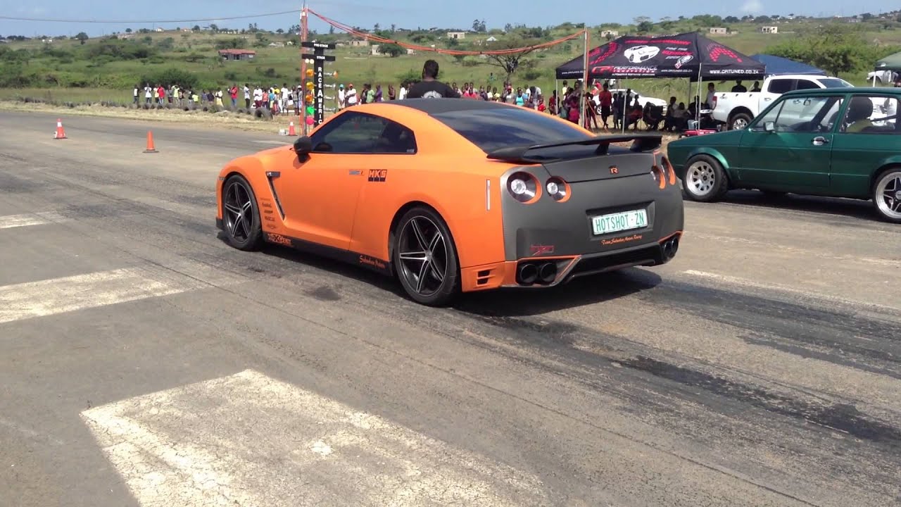 FASTEST NISSAN GTR IN AFRICA PART2 - ISITHEBE DRAGS - YouTube