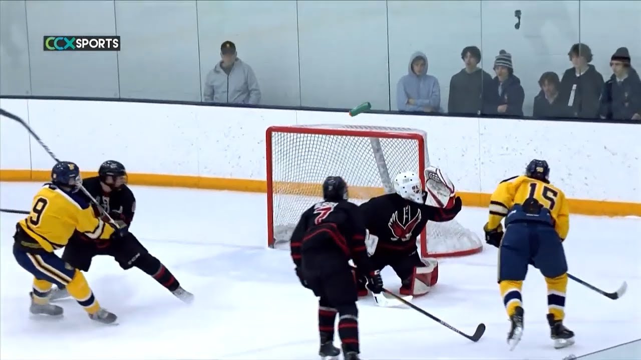 Drew Streeter Top Shelf Goal Goal for Wayzata Boys Hockey - YouTube