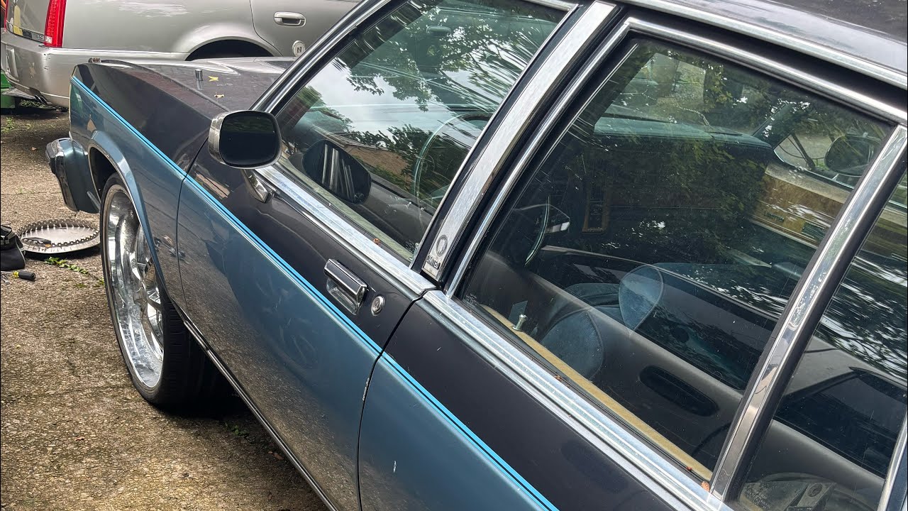 Test Fitting New 24 inch Rim On My 85 Buick LeSabre Limited - YouTube