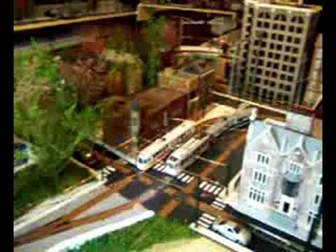 ROUTE 9 -HO scale BOEING LRV in philadelphia - YouTube