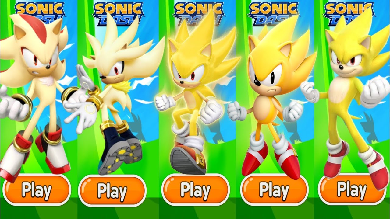Sonic Dash - All Super Character Gameplay - All 97 Character Unlocked ...