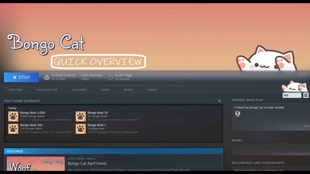 Bongo Cat Game Overview - YouTube
