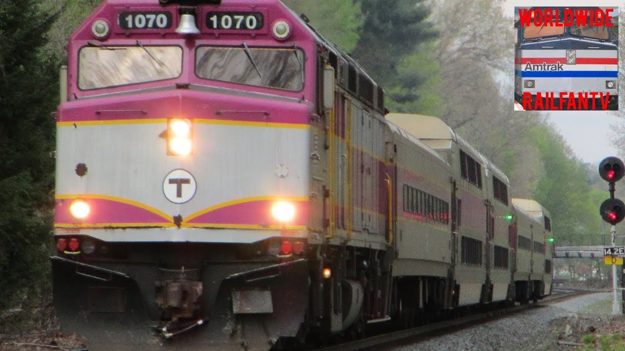 MBTA Rolling Meet | Some Rush Hour Action On The B&A Feat MBTA 1070 ...