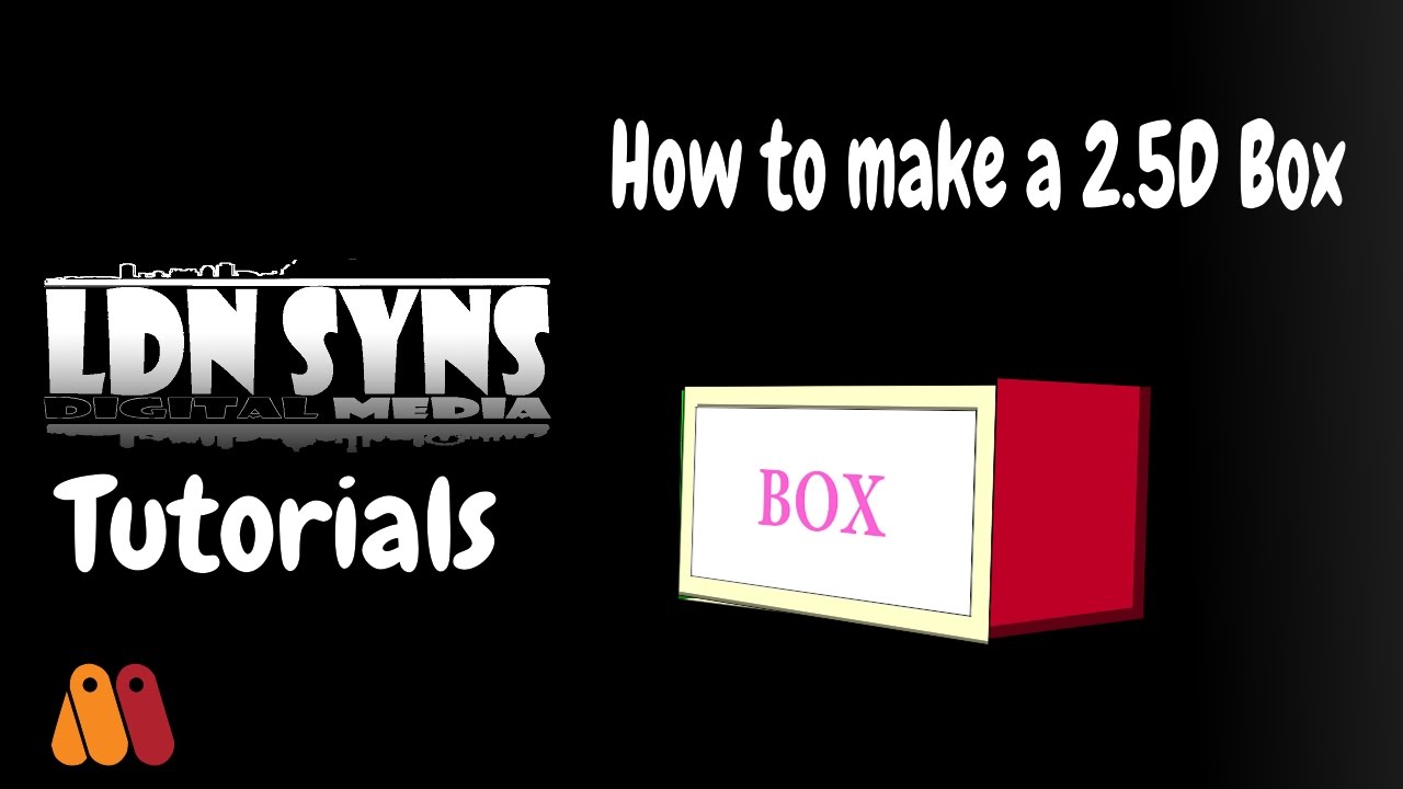 How to make a 2.5D Box - Opens closes and rotates in all directions ...