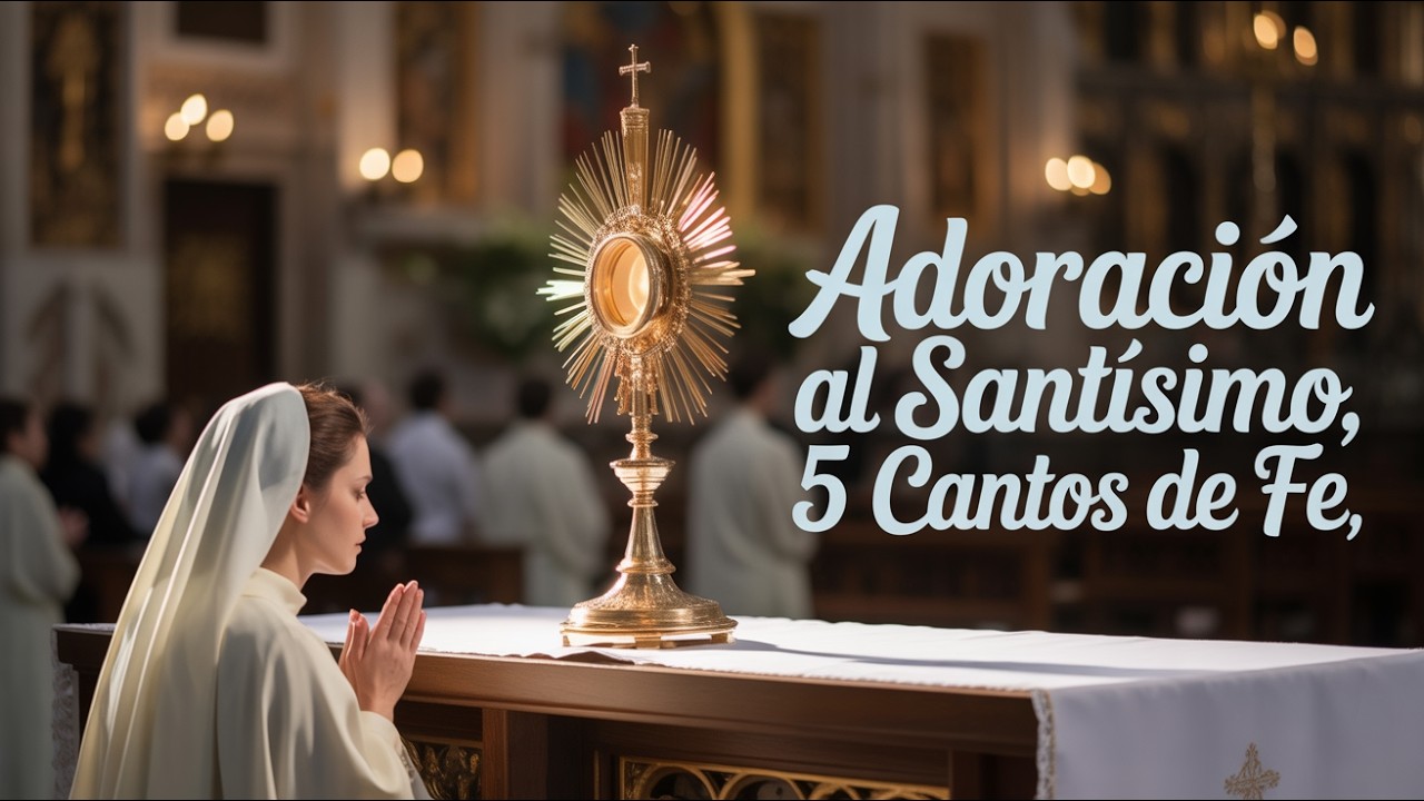 🙏Cantos de Adoración al Santísimo Sacramento | Música Católica para Orar y Adorar - YouTube