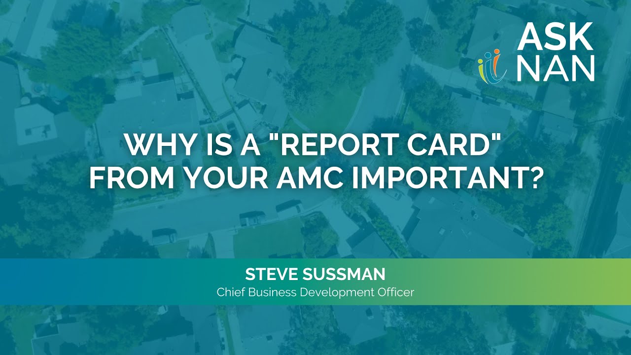Why is a "report card" from your AMC important? - YouTube