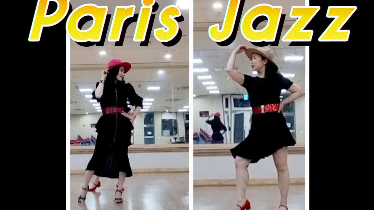 Paris Jazz linedance /패리스 재즈/ 고급 라인댄스/ 삼각산동 주민센타 중급반 회원님과 함께 - YouTube