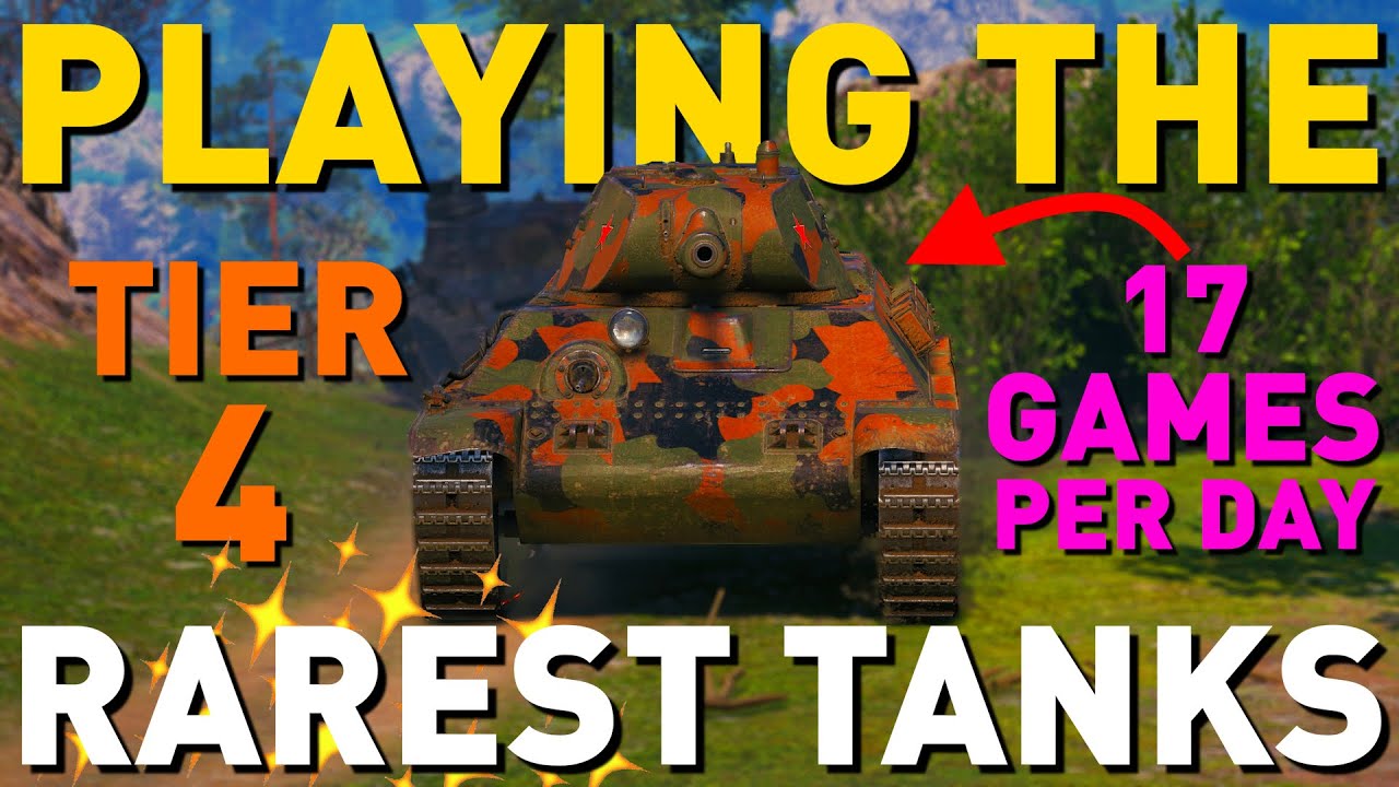 Playing the RAREST T4 Tanks in World of Tanks! - YouTube