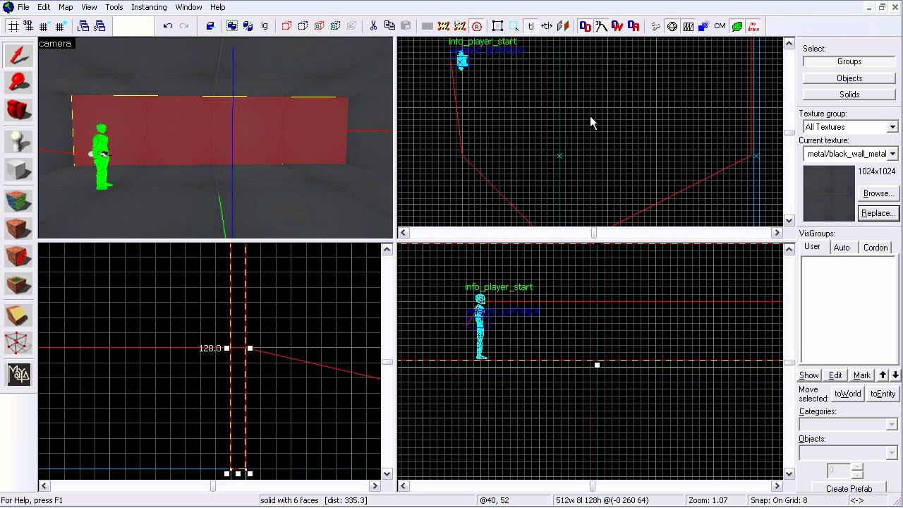 Portal 2 authoring tools first room/level - YouTube