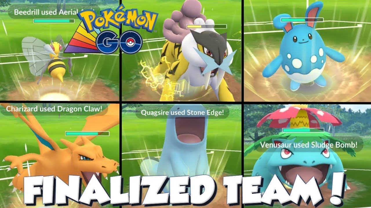 MY FINALIZED RAINBOW TEAM! Pokemon GO PvP Rainbow Cup Great League ...