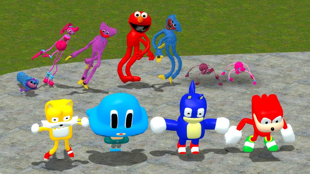 OMEGA PUNCH ALL POPPY PLAYTIME CHARACTERS AND 3D NEXTBOT IN garry's mod ...