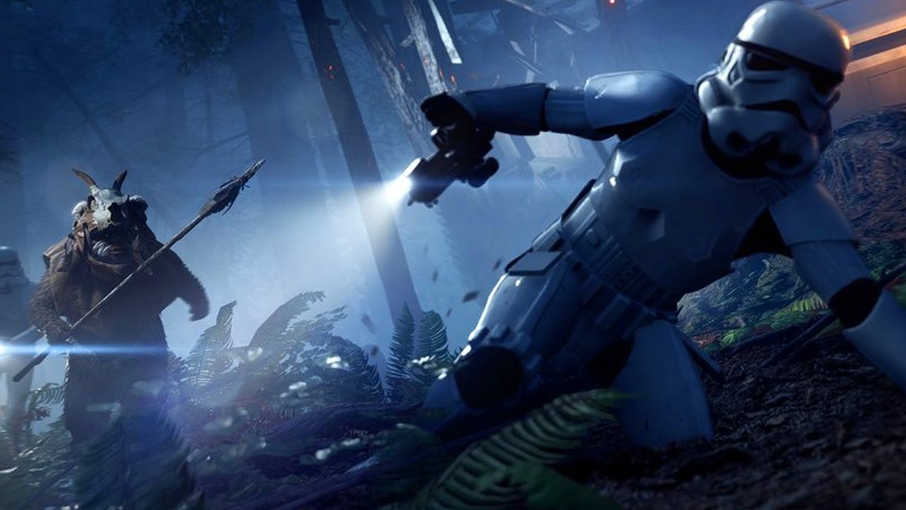 Star Wars Battlefront 2: Ewok Hunt Full Game As Storm Trooper - YouTube