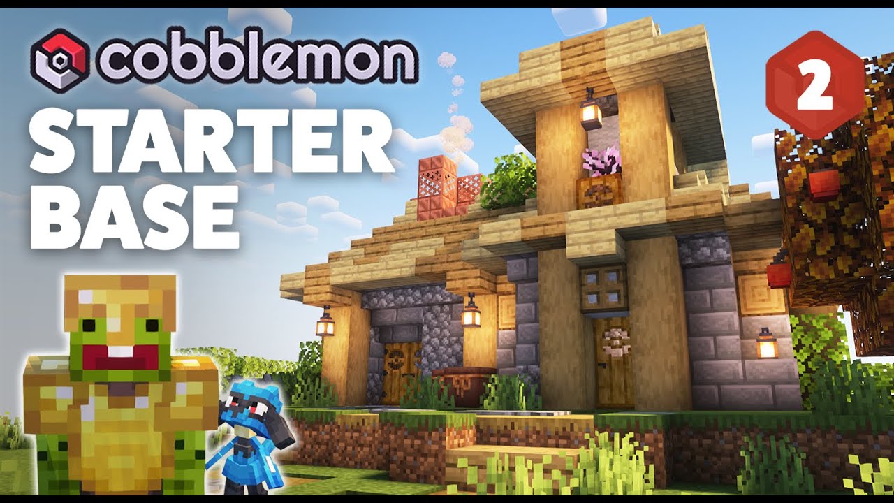 I BUILT A POKEMON STARTER HOUSE! Minecraft Cobblemon 1.6 | #2 - YouTube