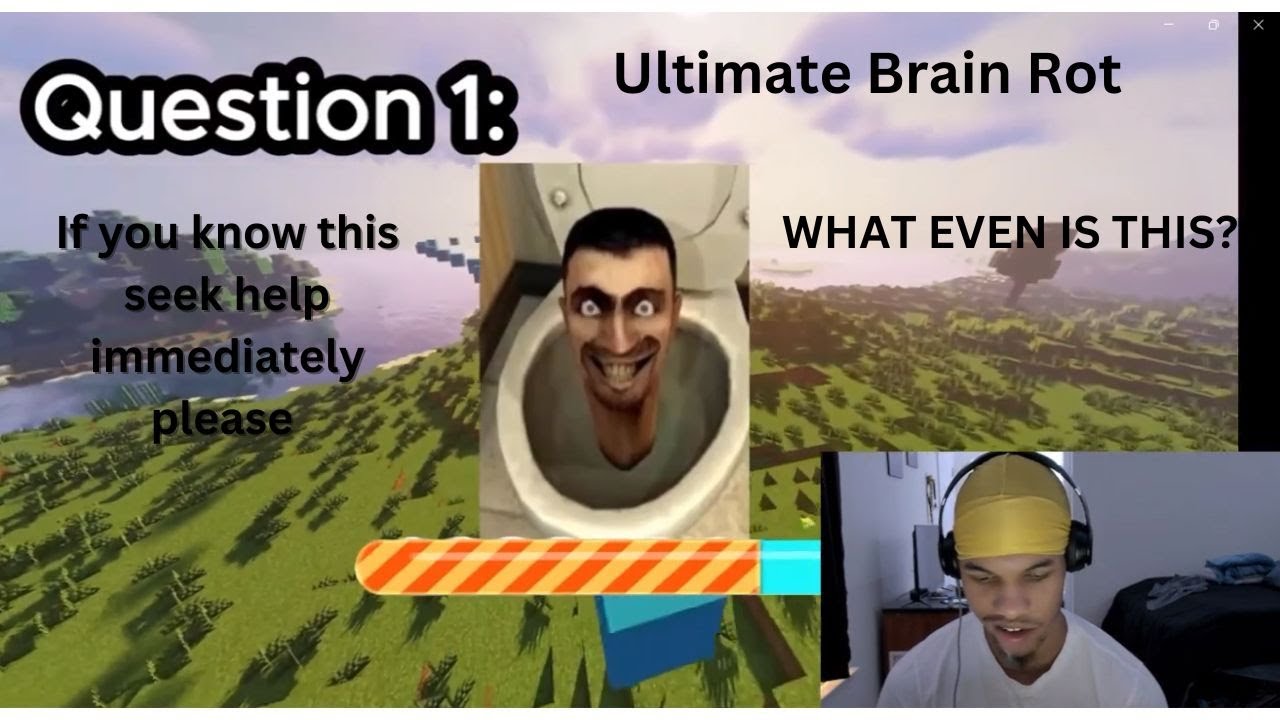 Trying Not to rage during the HARD Ultimate Brain Rot Quiz - YouTube