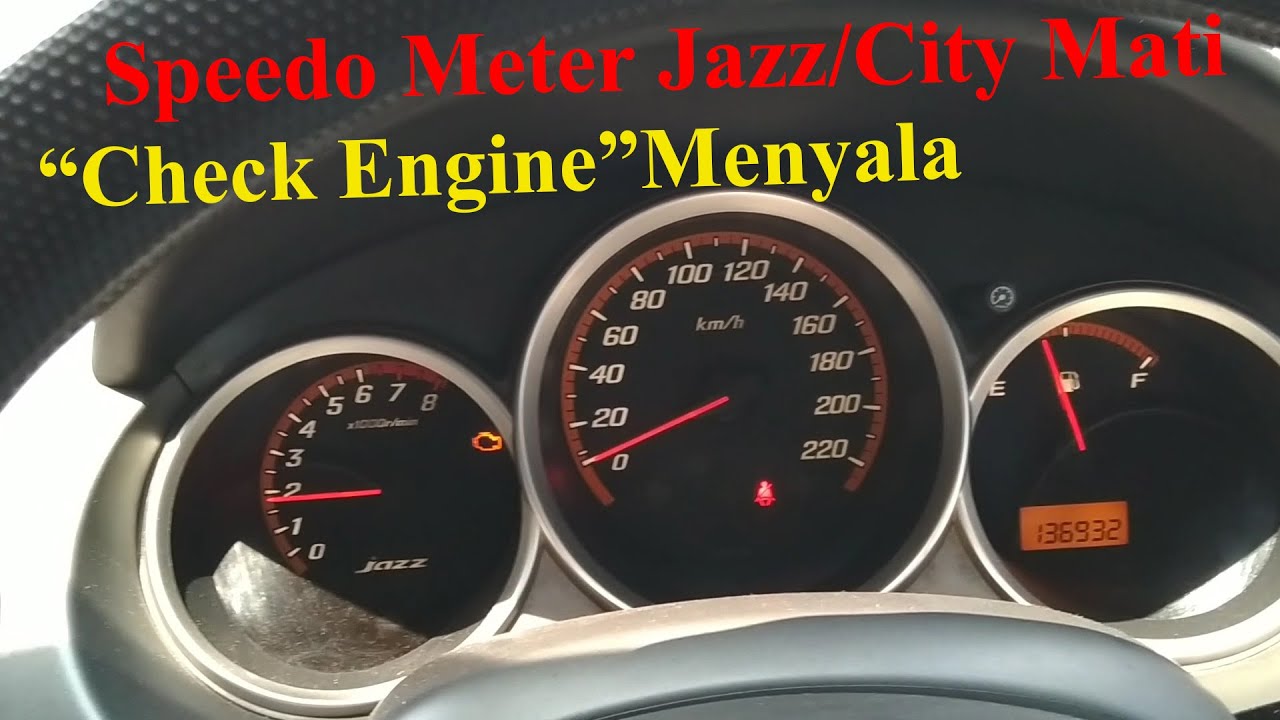 Speedo Meter Honda Jazz/City MATI - YouTube