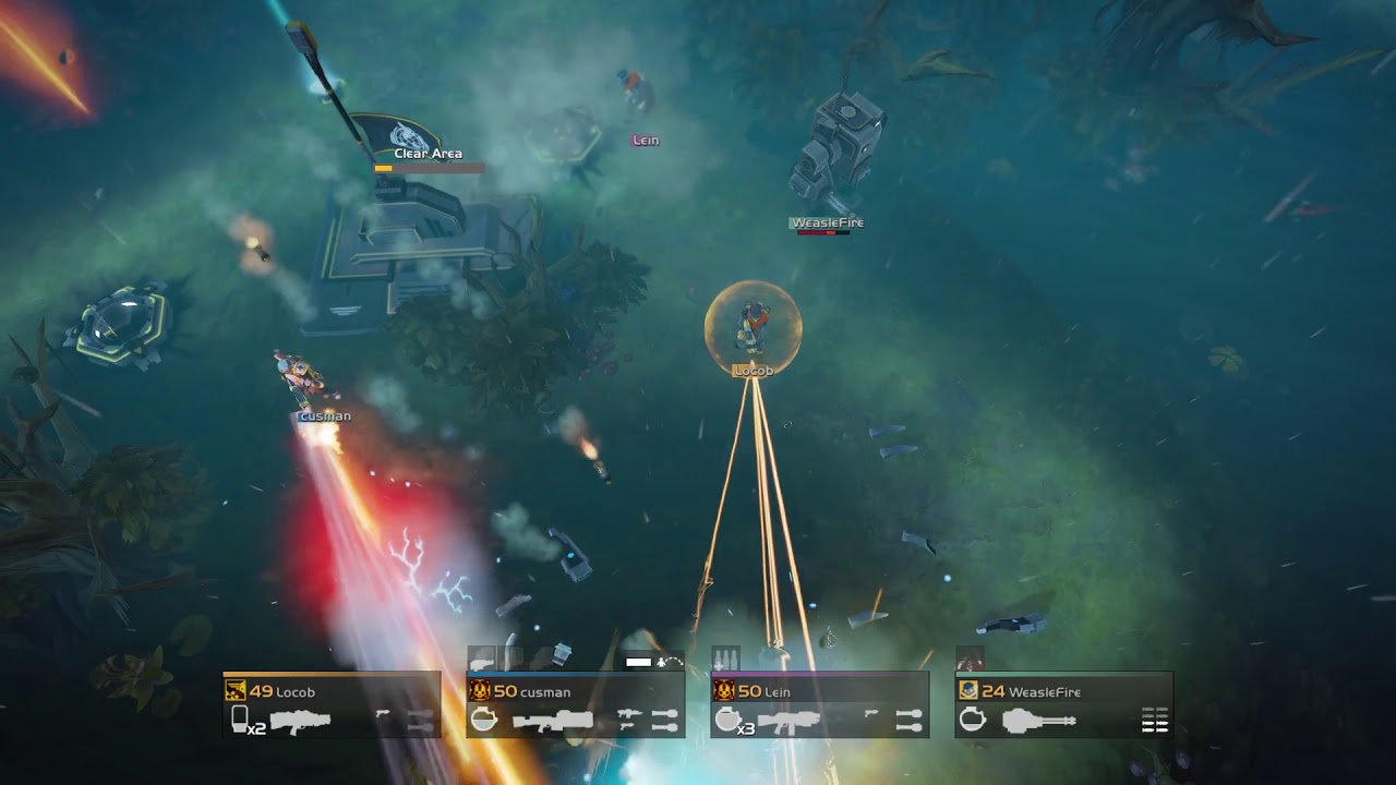 Helldivers - MGX-42 Machine Gun vs Illuminates - YouTube