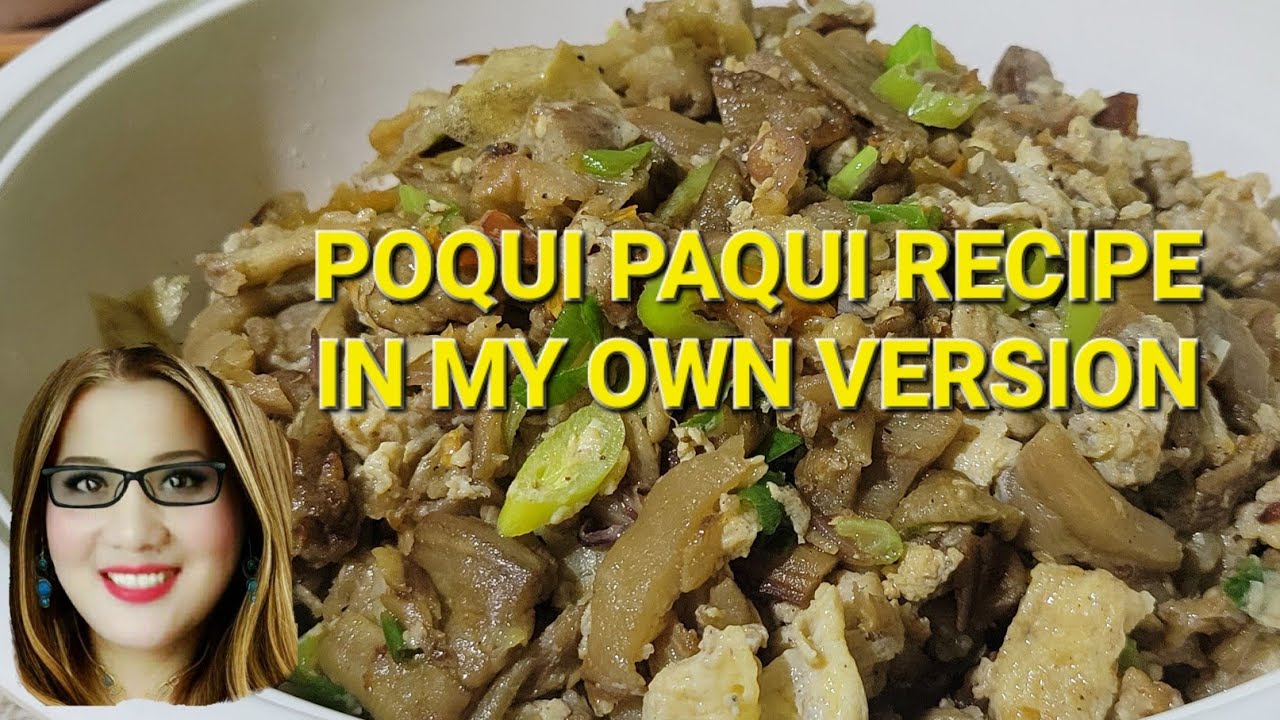 POQUI POQUI RECIPE IN MY OWN VERSION// BELLA BAUTISTA HK - YouTube