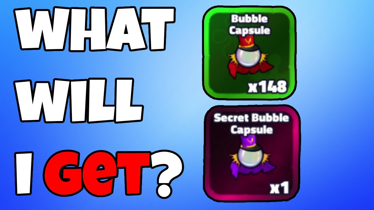 OPENING 150 BUBBLE CAPSULES in SpongeBob Tower Defense - YouTube