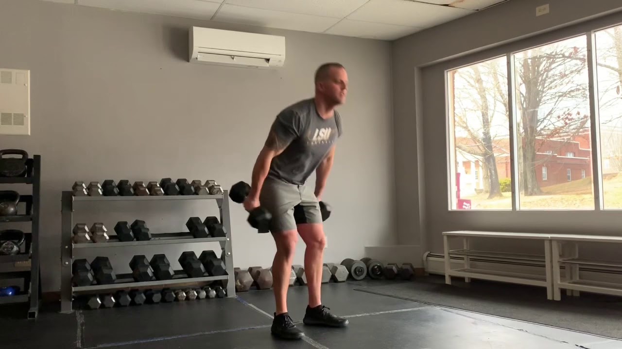 DB Squat Cleans - YouTube