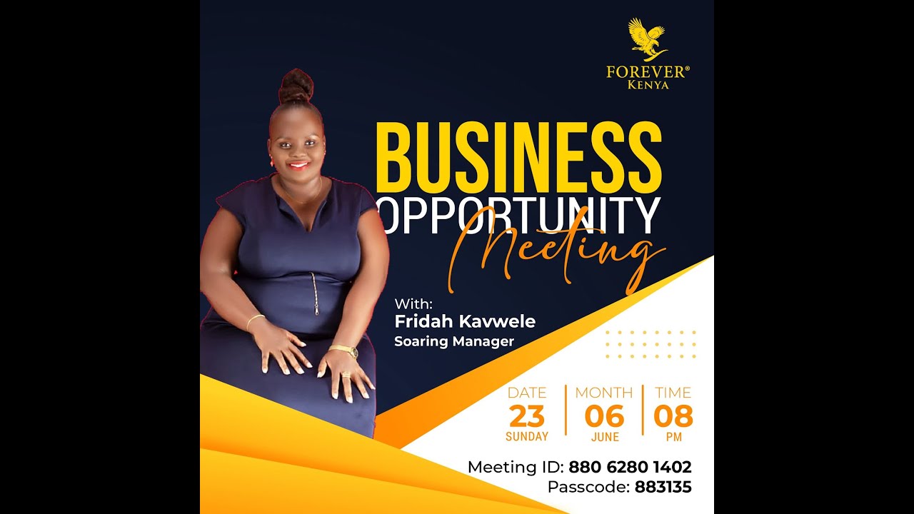 Forever Business Meeting with Soaring Manager Fridah Kavwele - YouTube