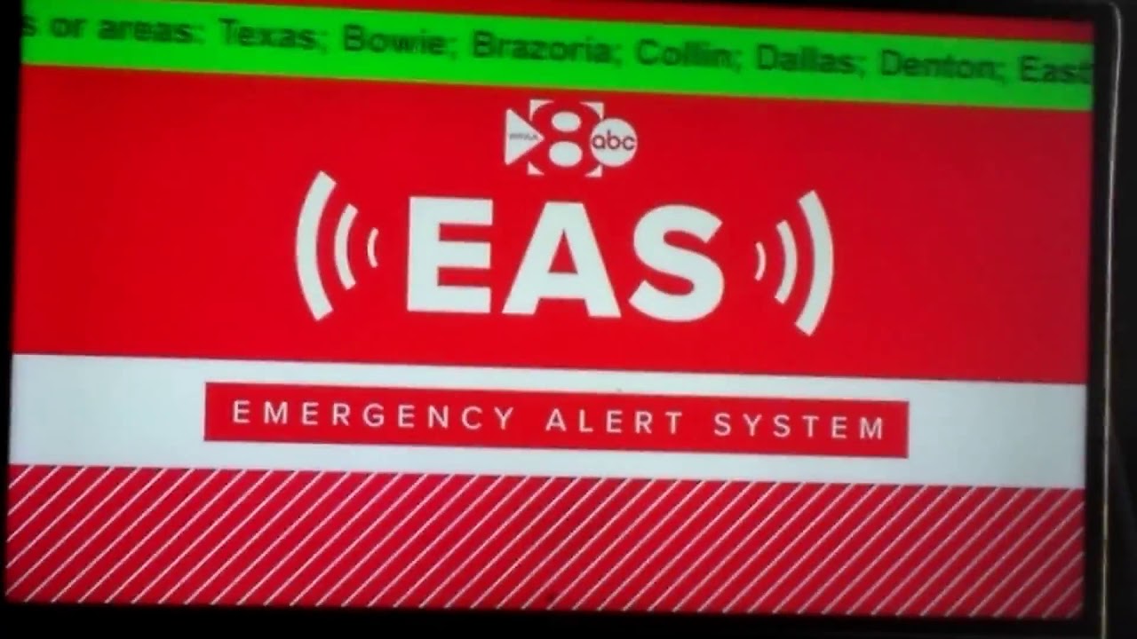 WFAA Conducts a weekly Emergency Alert System Test, September 13, 2019 ...