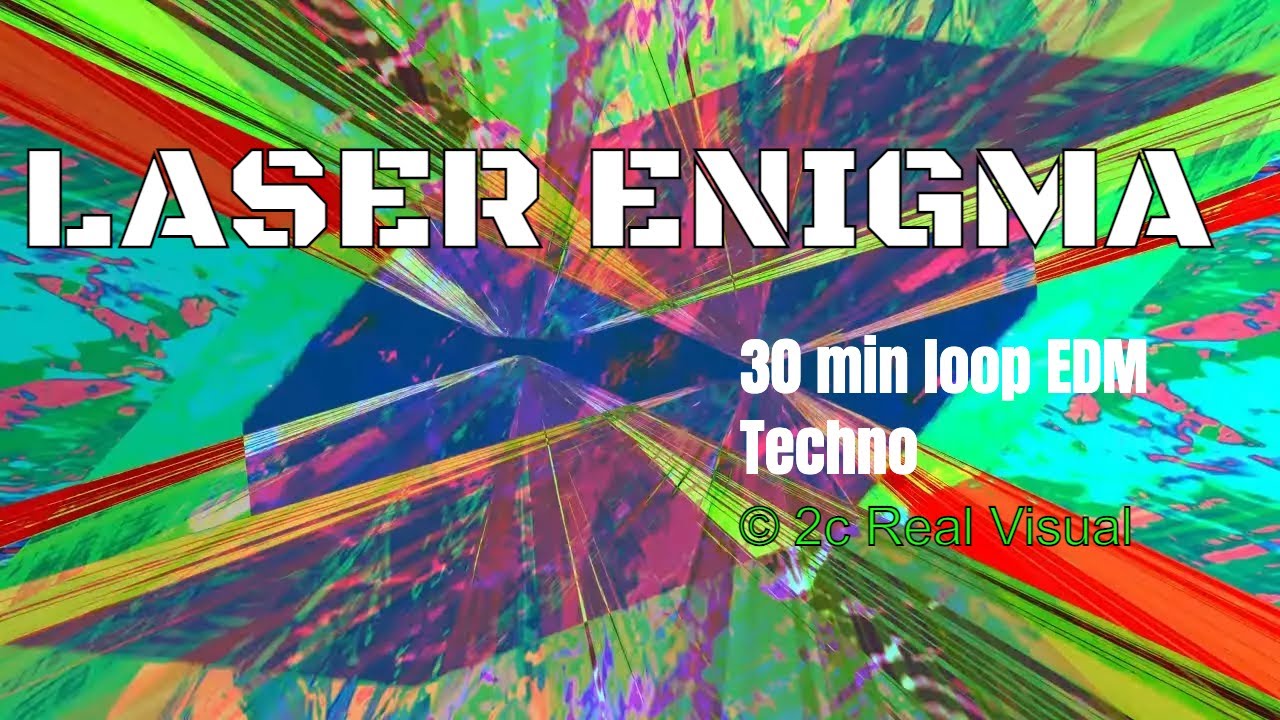 30 MIN LOOP | Laser Enigma ft. Headphones | EDM Techno | Very Intense 4K Ultra HD Visuals - YouTube