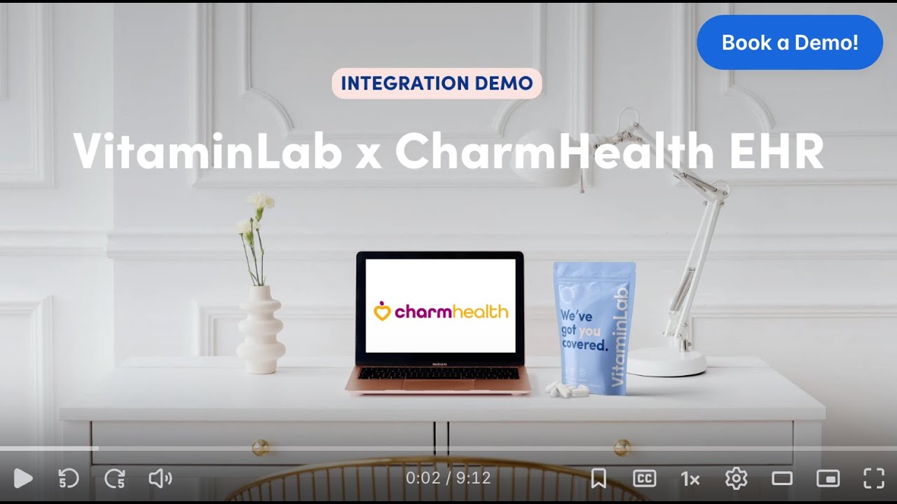 VitaminLab x CharmHealth EHR V2 Integration Demo - YouTube