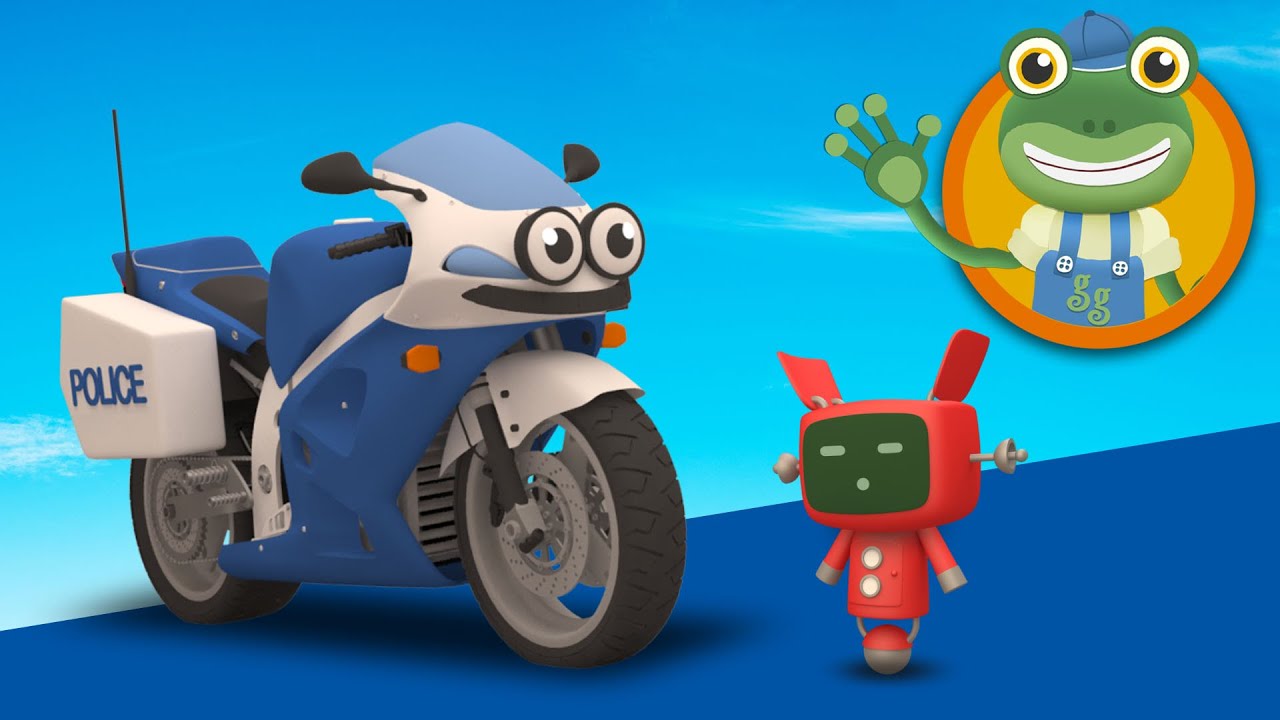 Millie The Motorcycle Visits Gecko's Garage | Learn Shapes for Children ...