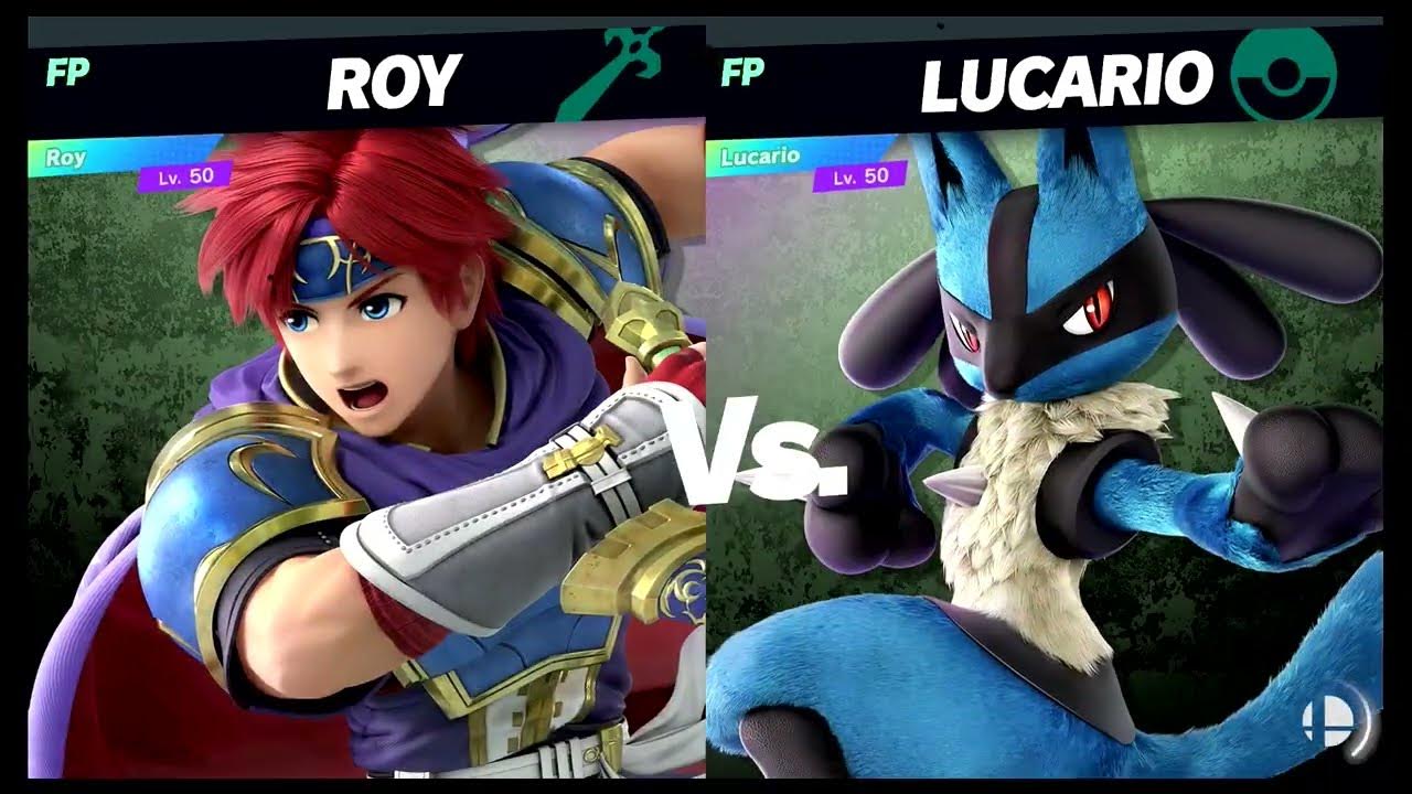 Super Smash Bros Ultimate Amiibo Fights – 3pm Poll Roy vs Lucario - YouTube