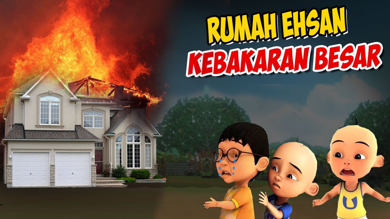 Rumah Ehsan Kebakaran besar , Upin ipin sedih ! GTA Lucu - YouTube