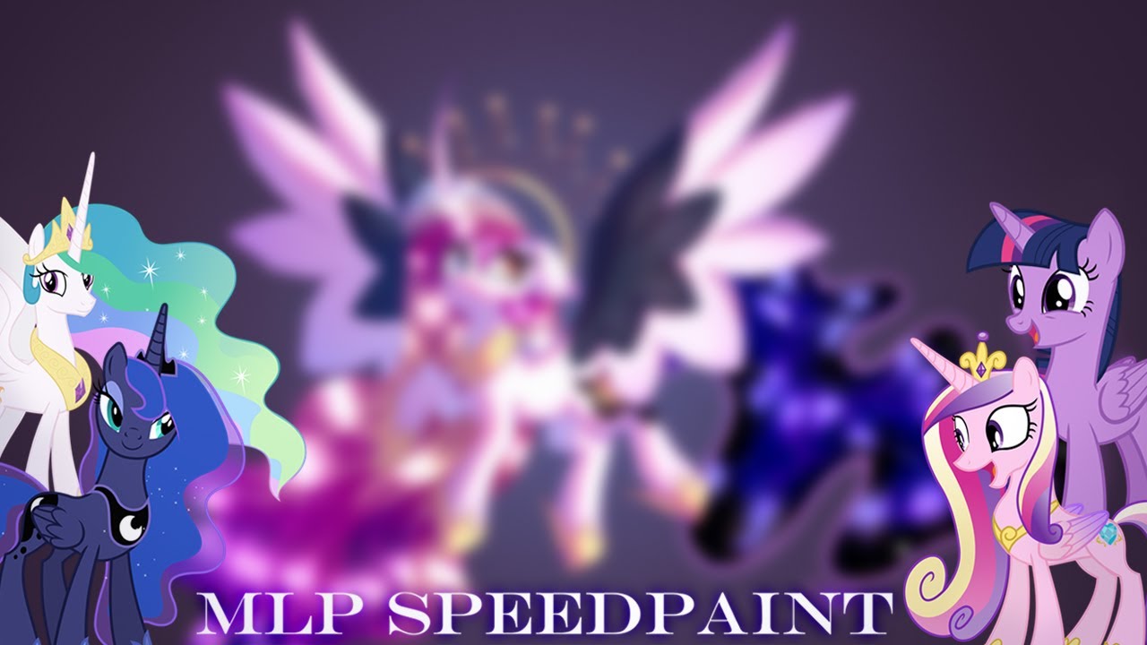 Princesses Fusion | MLP Speedpaint - YouTube