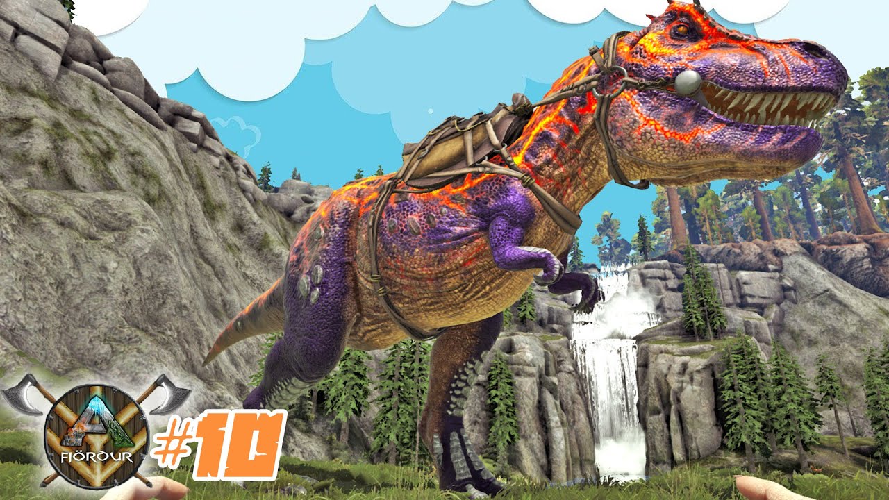 X-REX PERTAMA SAYA Di PULAU iNi | ARK Survival Evolved - YouTube