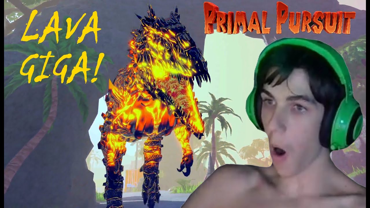 Primal Pursuit: Lava Giganotosaurus Showcase - YouTube