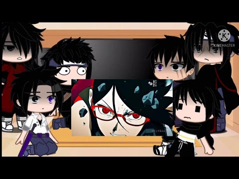 Uchiha clan's reaction to Sarada Uchiha (1/3) Gacha Club реакция клан учих на сараду учиху гача клуб