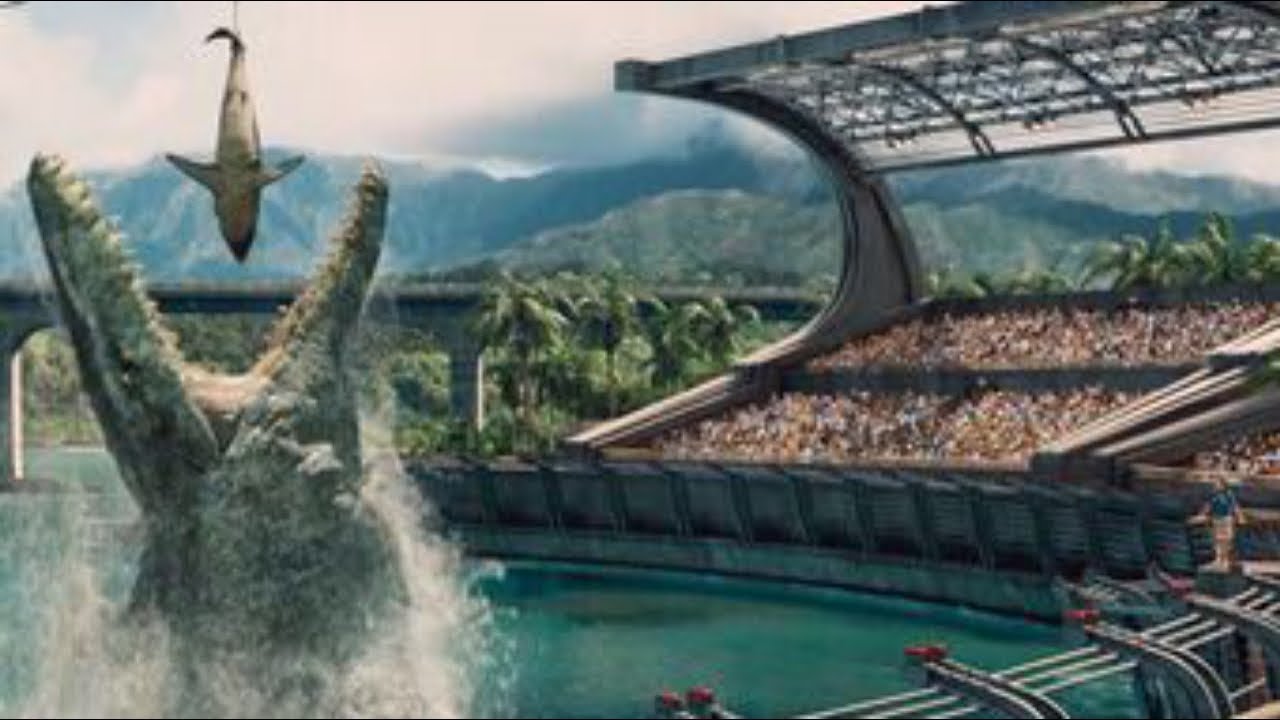 Mosasaurus Feeding Show Scene -Jurassic World HD - YouTube
