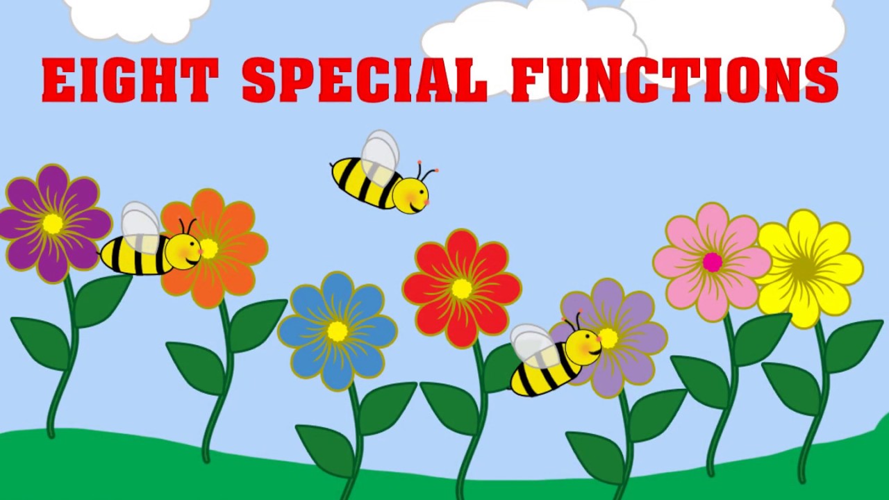 MATHS 2 - 8 SPECIAL FUNCTIONS - YouTube