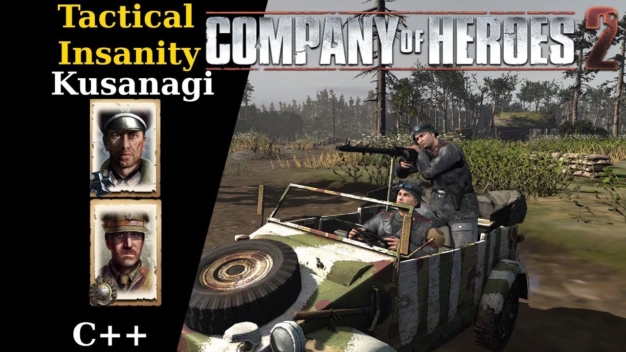 [CoH2][OKW v UKF] Propagandacast #2395 Major Kusanagi v C++ - YouTube