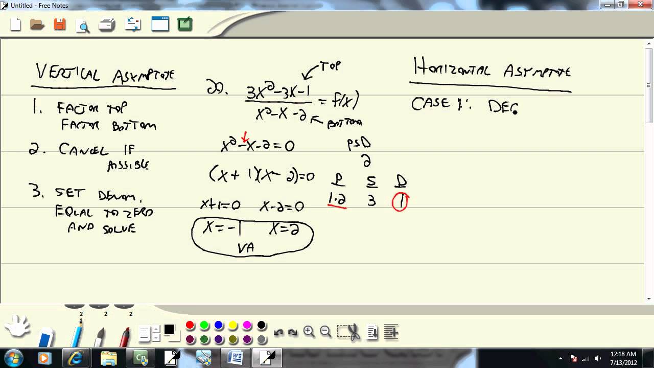 College Algebra - Sample Final Exam - Problem 20 - YouTube
