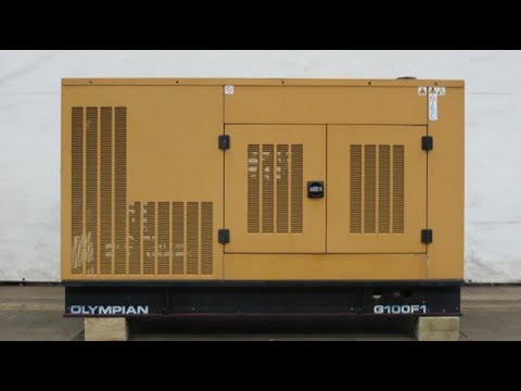 Caterpillar / Olympian G100F1 100 kW natural gas / propane generator ...