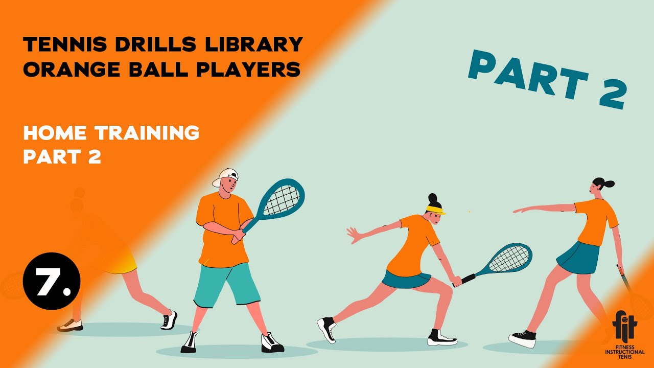Orange ball players drills and exercises: HOME TRAINING part 2. - YouTube
