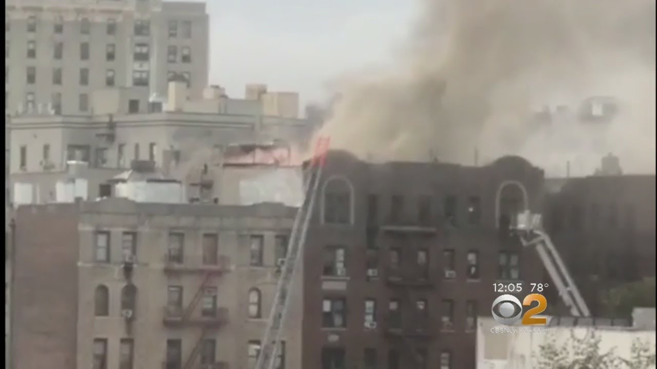 Fire Tears Through Bronx Apartment Building - YouTube