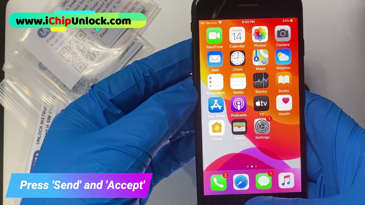 Iphone 6s,7, 7+ , 8, 8+, X, XS, SE 2020 Unlock Instruction IOS 14.4 ...
