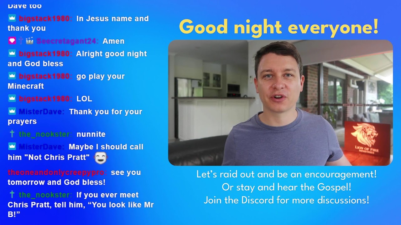️ Bible Reading with Mister B | !discord !gospel - YouTube