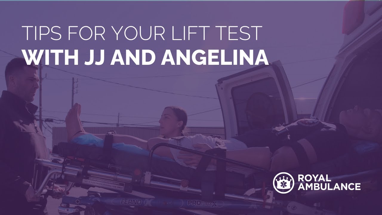 Royal Ambulance Lift Test Tips! - YouTube