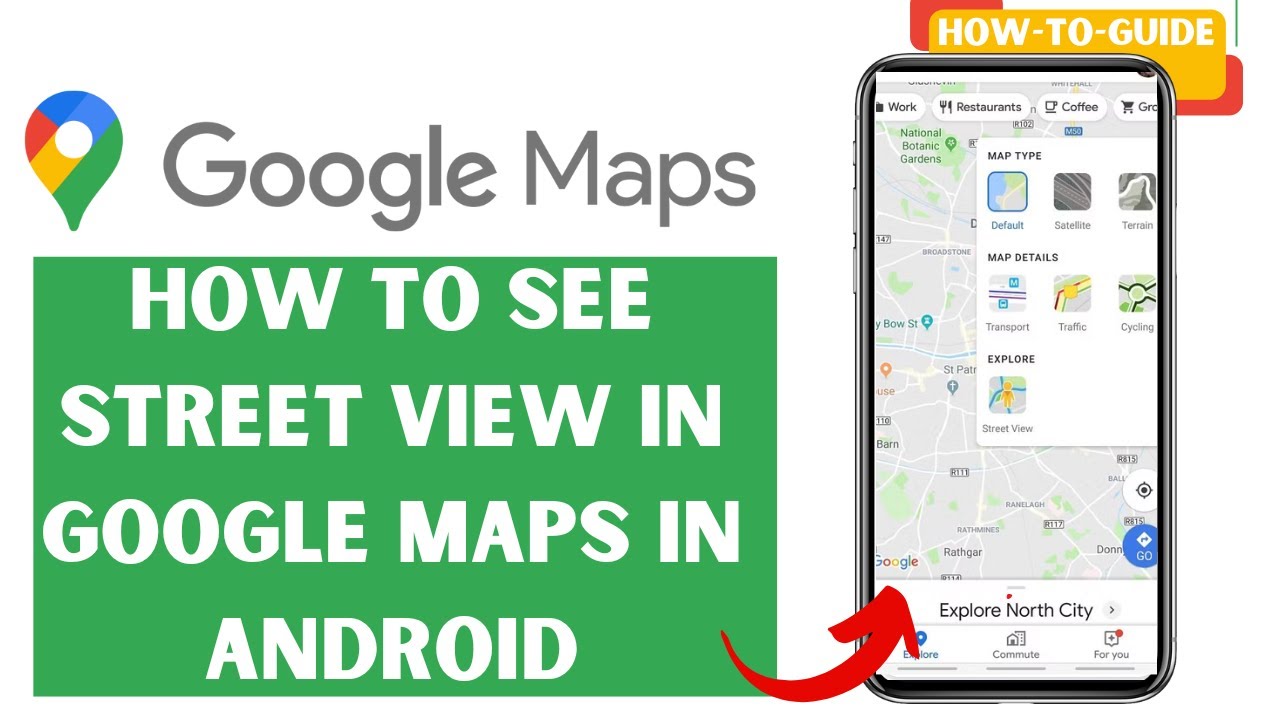 How To See Street View In Google Maps In Android | Quick Tutorial - YouTube
