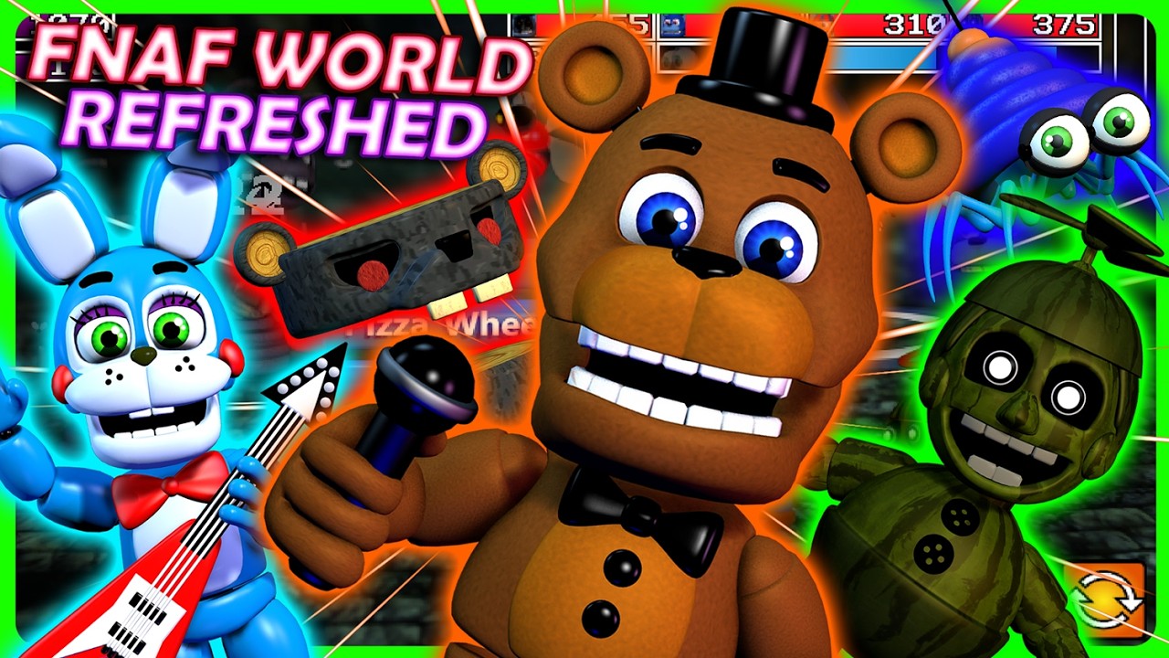 The Best FNAF World Remake EVER! [Part 1] | FNAF World Refreshed - YouTube